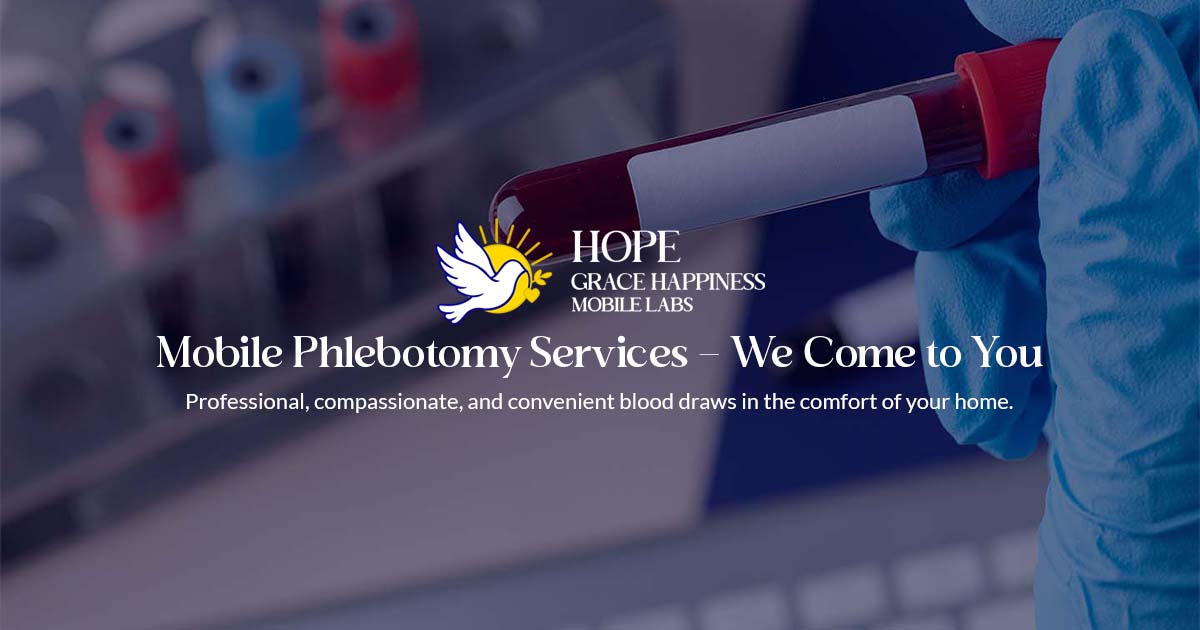 Services — Mobile Phlebotomy in Phoenix | Hope Grace Happiness Mobile Labs